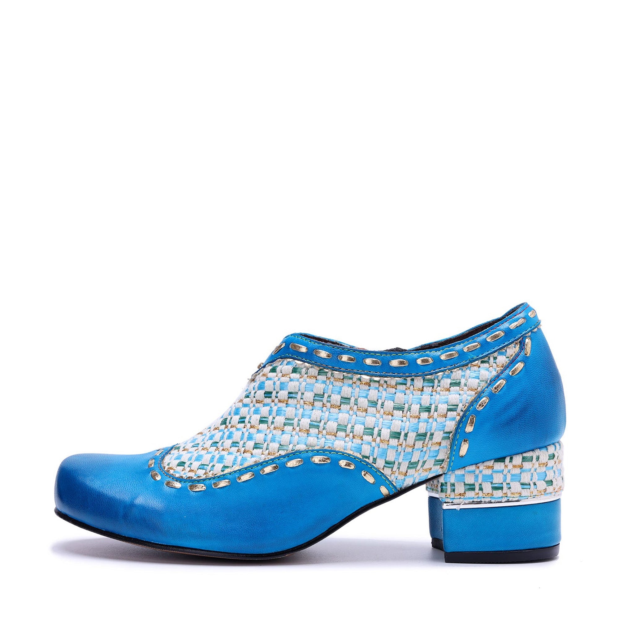 Handmade Leather Printed Comfy Frozen Pump – superladystar