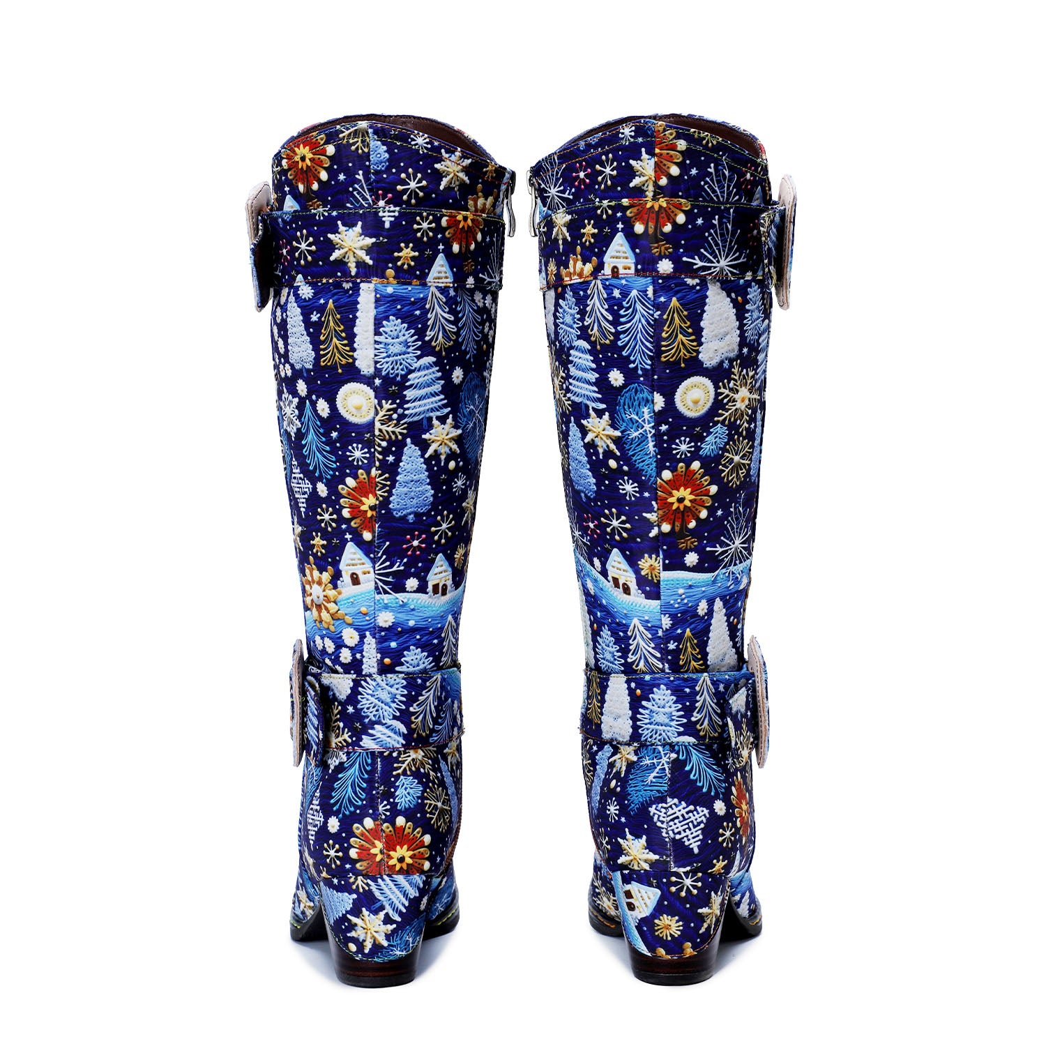 Christmas Artisan Crafted Enchant Leather Boots – superladystar