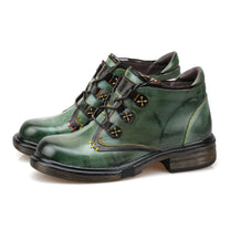 Vintage Retro Vibrant Painted Comfy Flat Shoes – superladystar