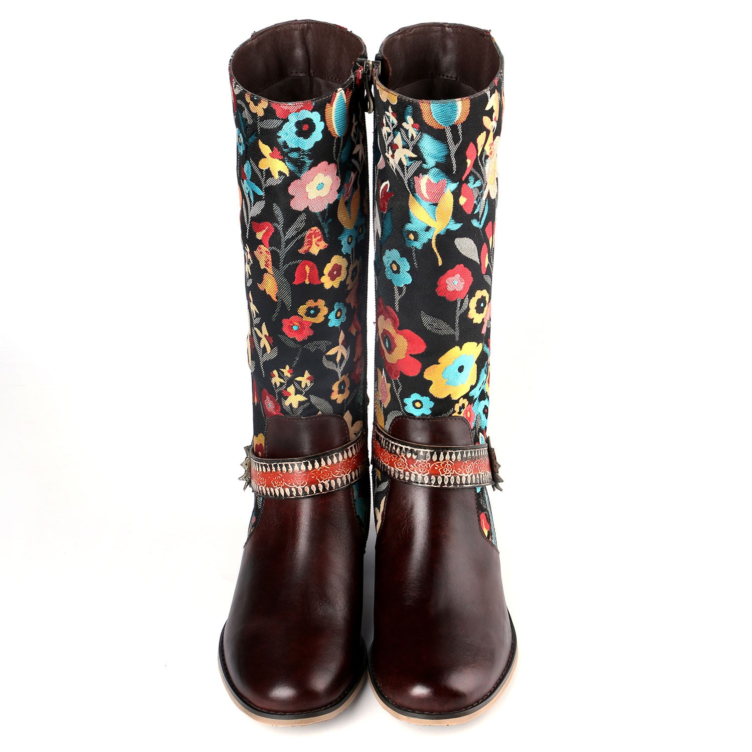 Casual Retro Leather Boots High Tube Boots – superladystar