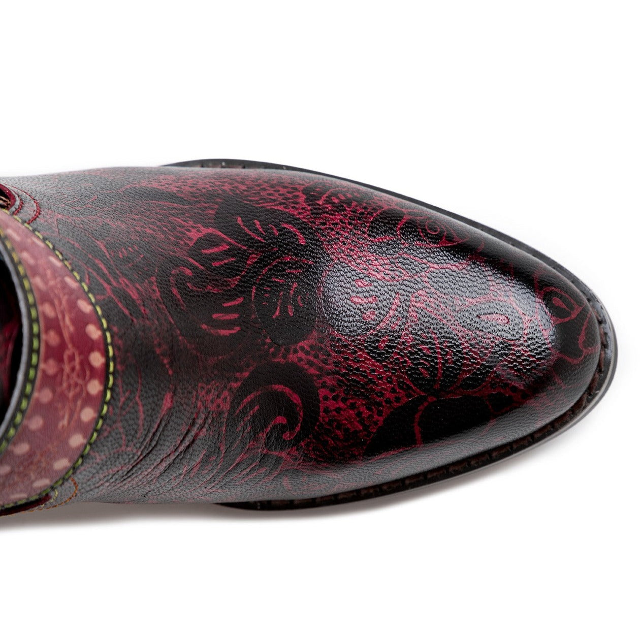 Handmade Floral Embossed Embroidery Elegant Boots – superladystar